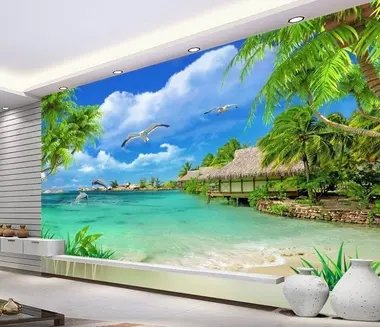 Wall Mural Photo Wallpaper Paradise Island Nr. u26969 | Uwalls.com