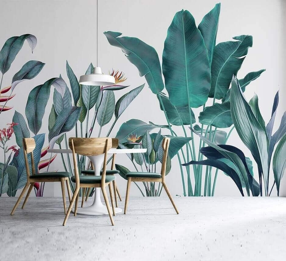 Wall mural Tropical plants | Uwalls.com