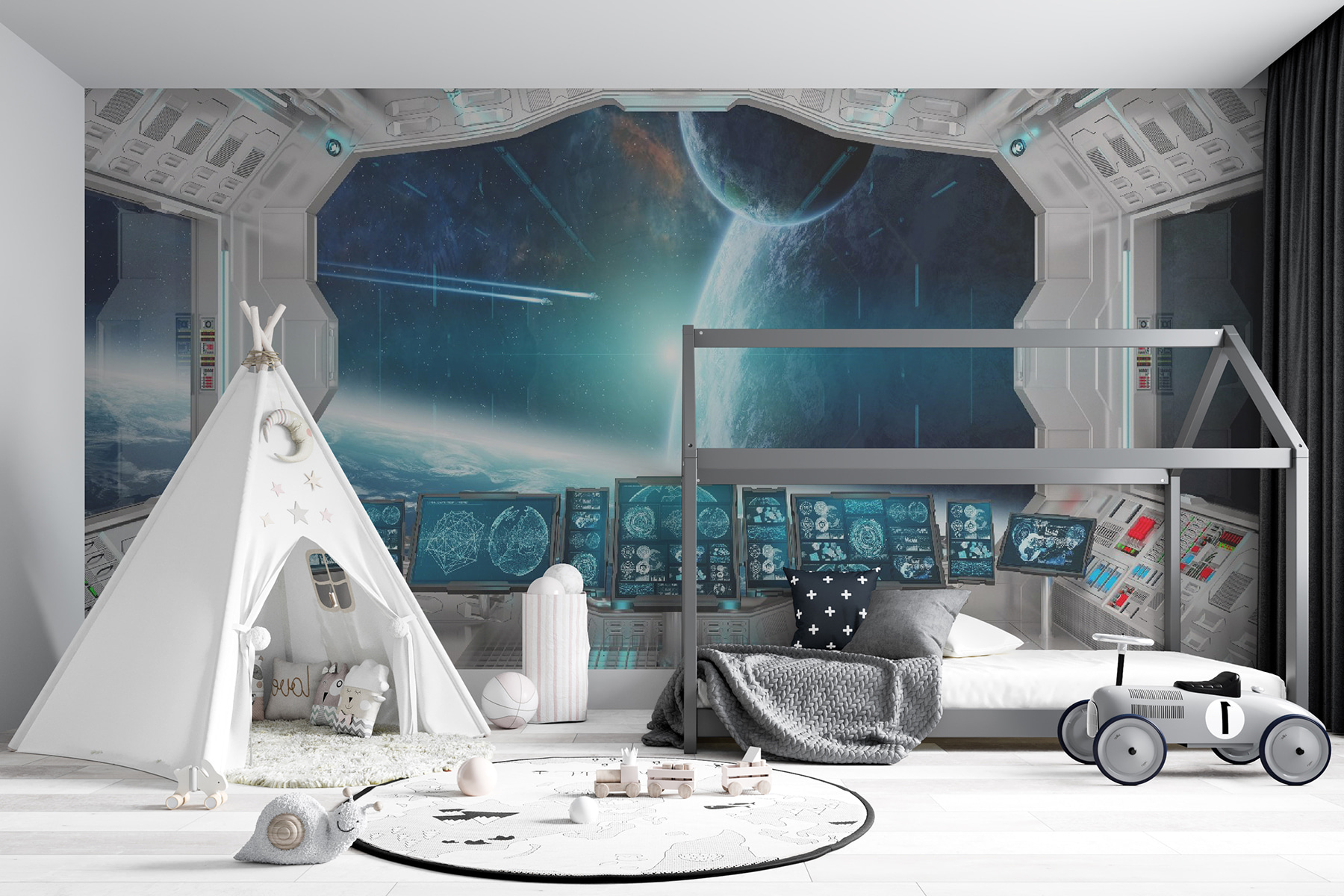 Wall Mural Photo Wallpaper Space view Nr. u30583 | Uwalls