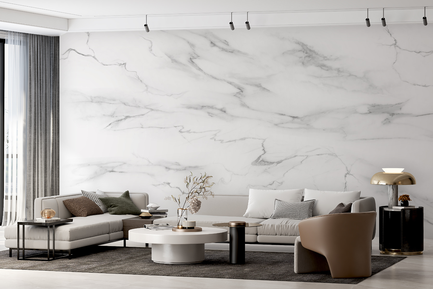 Wall Mural Photo Wallpaper Marble wall Nr. u34349 | Uwalls