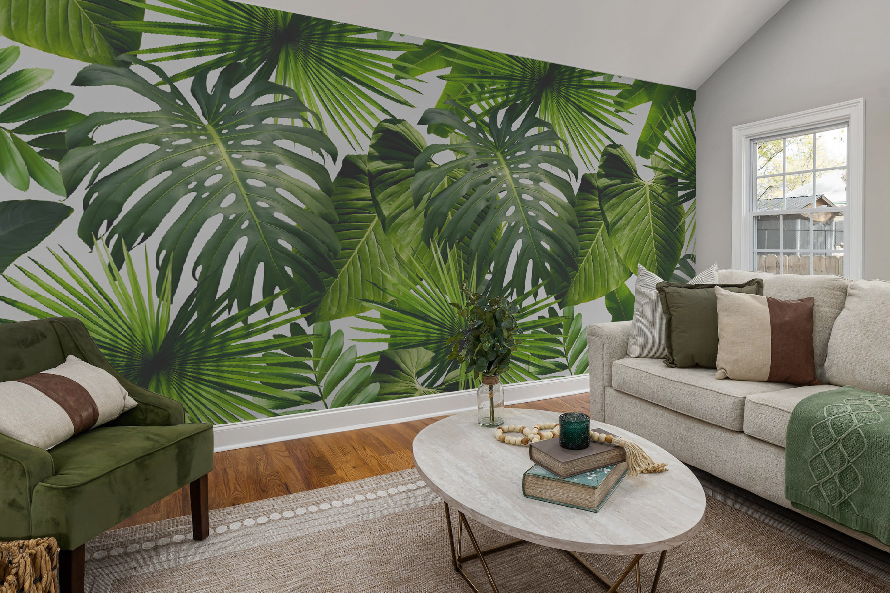 Murales Verdes tropicales nr. u37767 - Uwalls