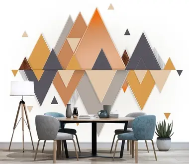Geometric wall murals buy in USA - Shop Uwalls.com