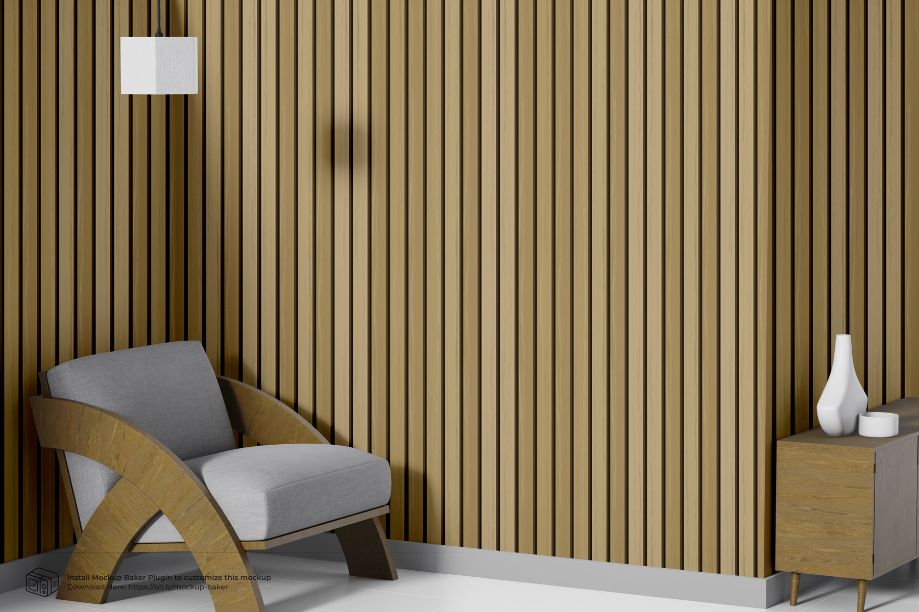 Wall mural Light colored walnut texture | Uwalls.com