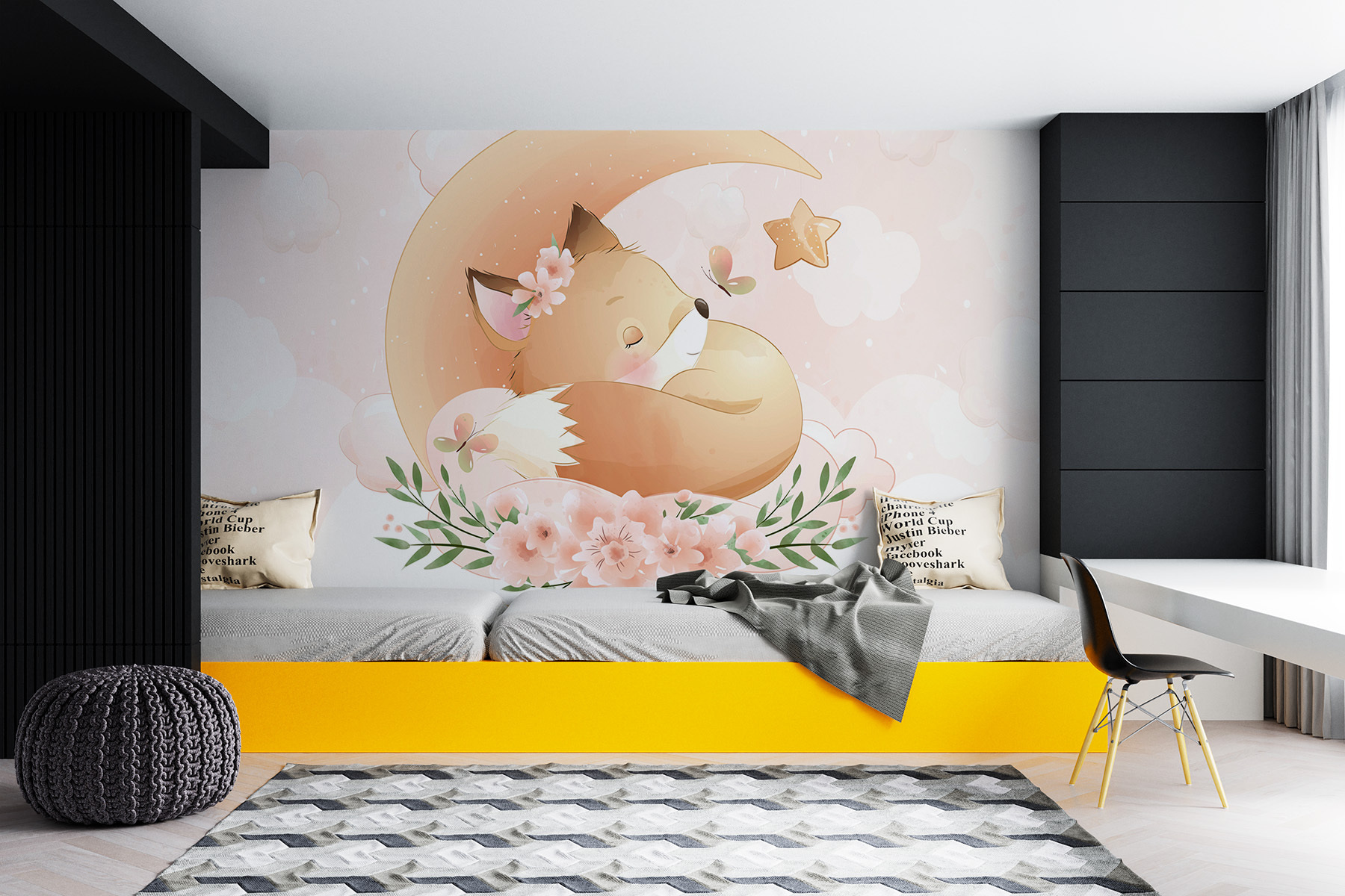 Wall mural Fox | Uwalls.com