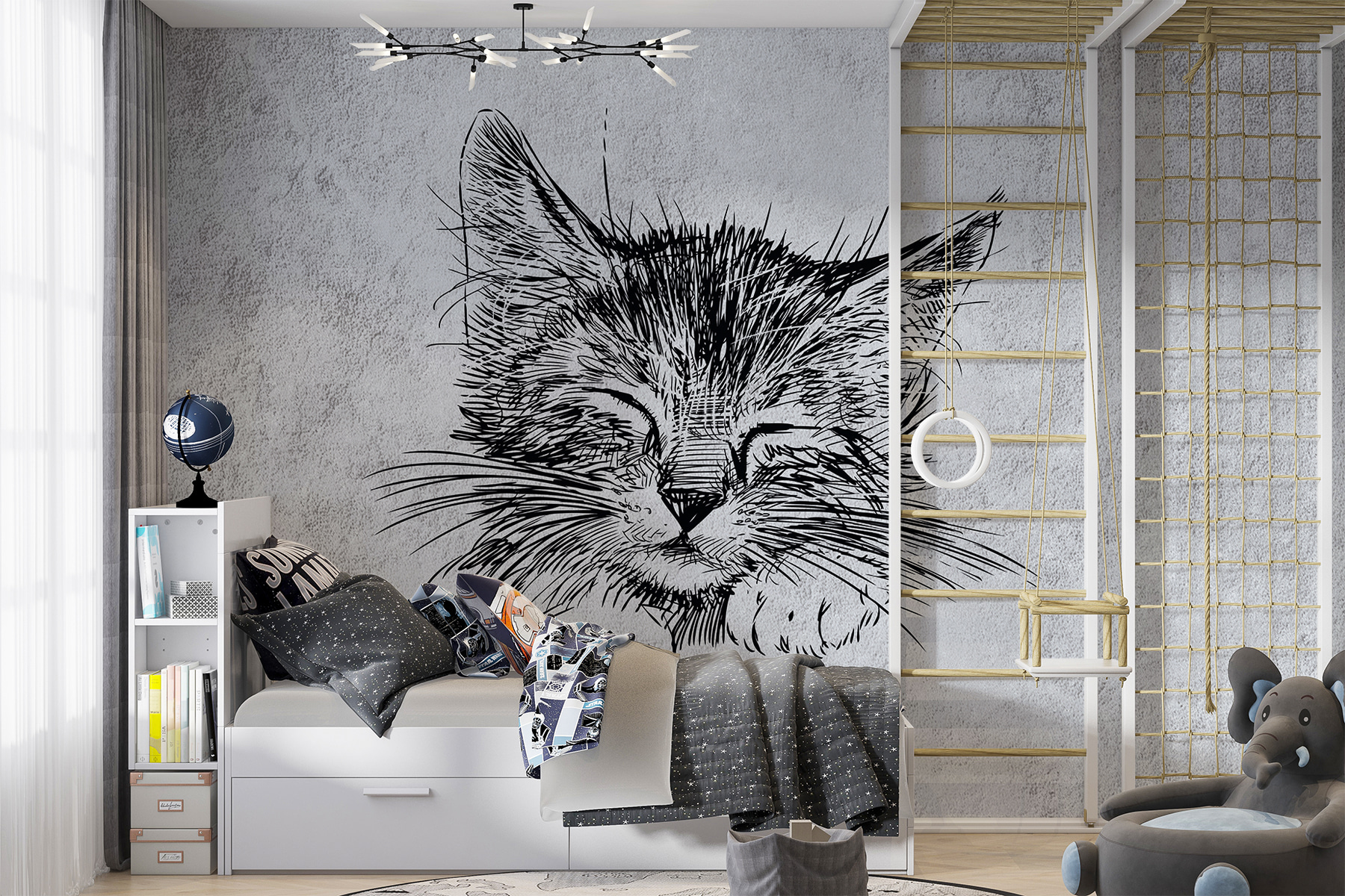 Wall Mural Photo Wallpaper Cat, felidae e carnivore Nr. u43536 | Uwalls