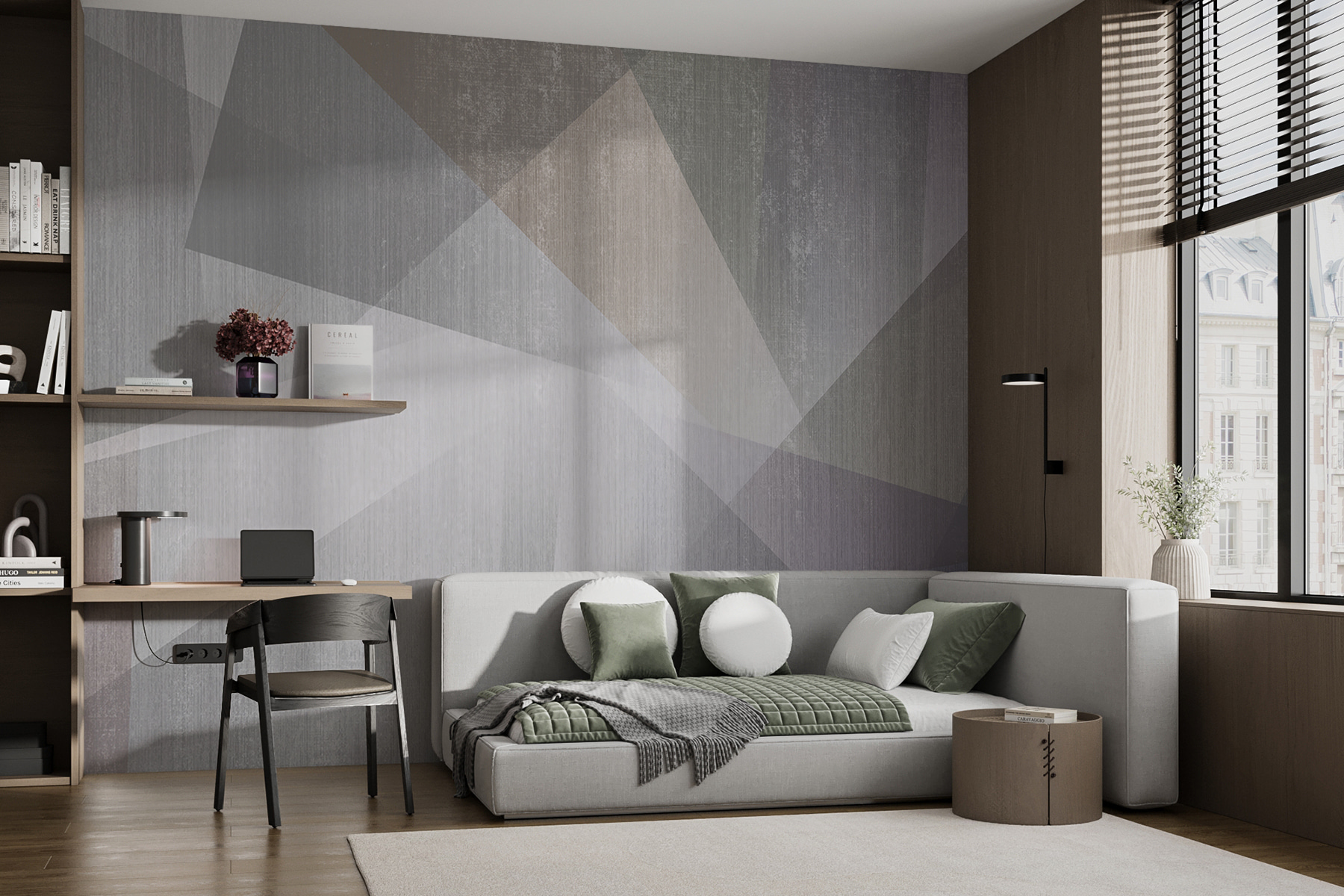 Wall Mural Photo Wallpaper Rectangle, grey e art Nr. u45929 | Uwalls