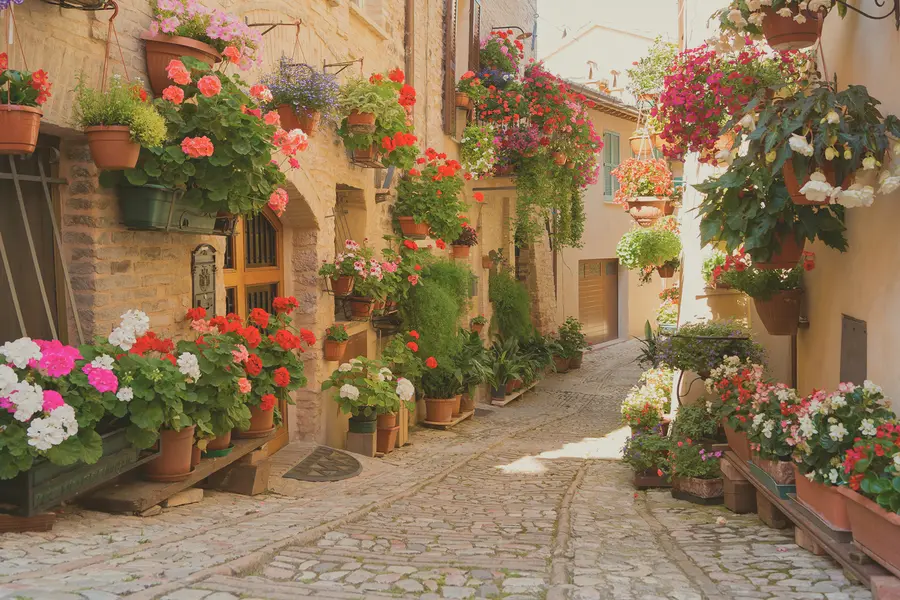 Italy Wall Mural: Romantic Vistas at Uwalls