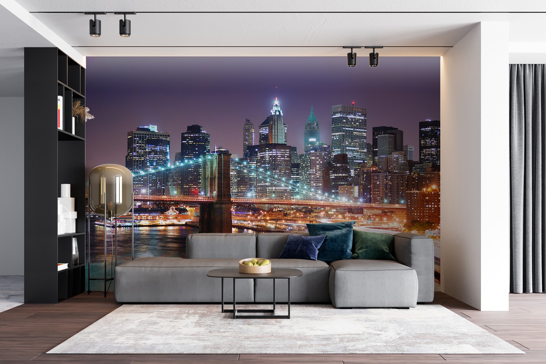 Wall Mural Photo Wallpaper Brooklyn Bridge, New York Nr. u57210 | Uwalls