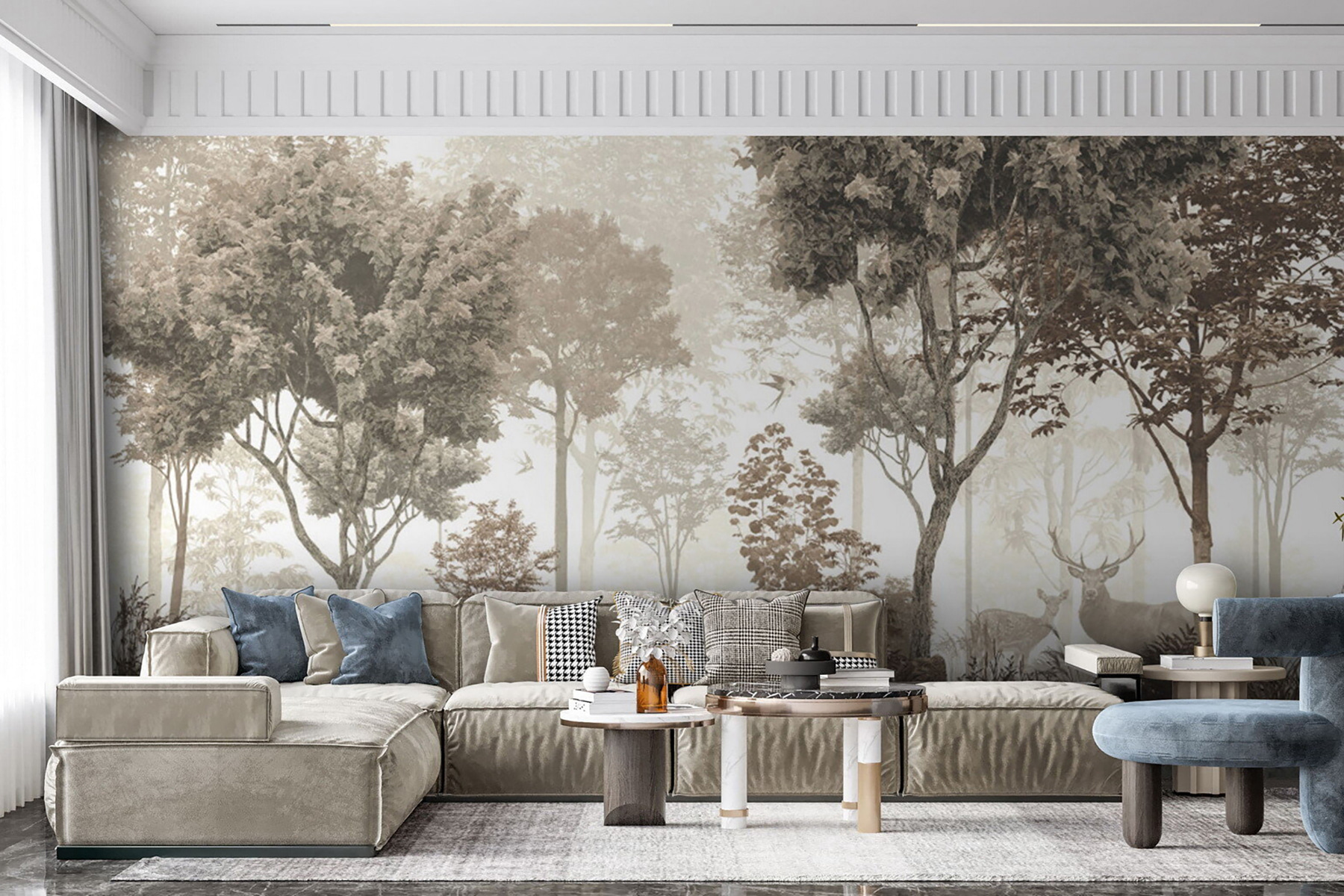 Wall Mural Photo Wallpaper Magical forest Nr. u72134 | Uwalls