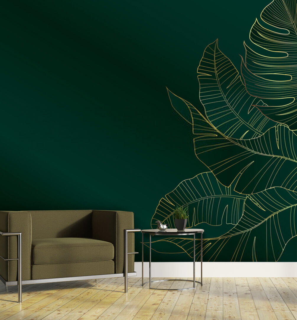 Wall mural Plant, terrestrial plant e feather | Uwalls.com