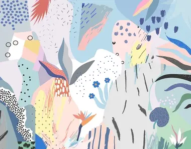 Wall Mural Photo Wallpaper Multi-colored patterns Nr. u72214 | Uwalls.com