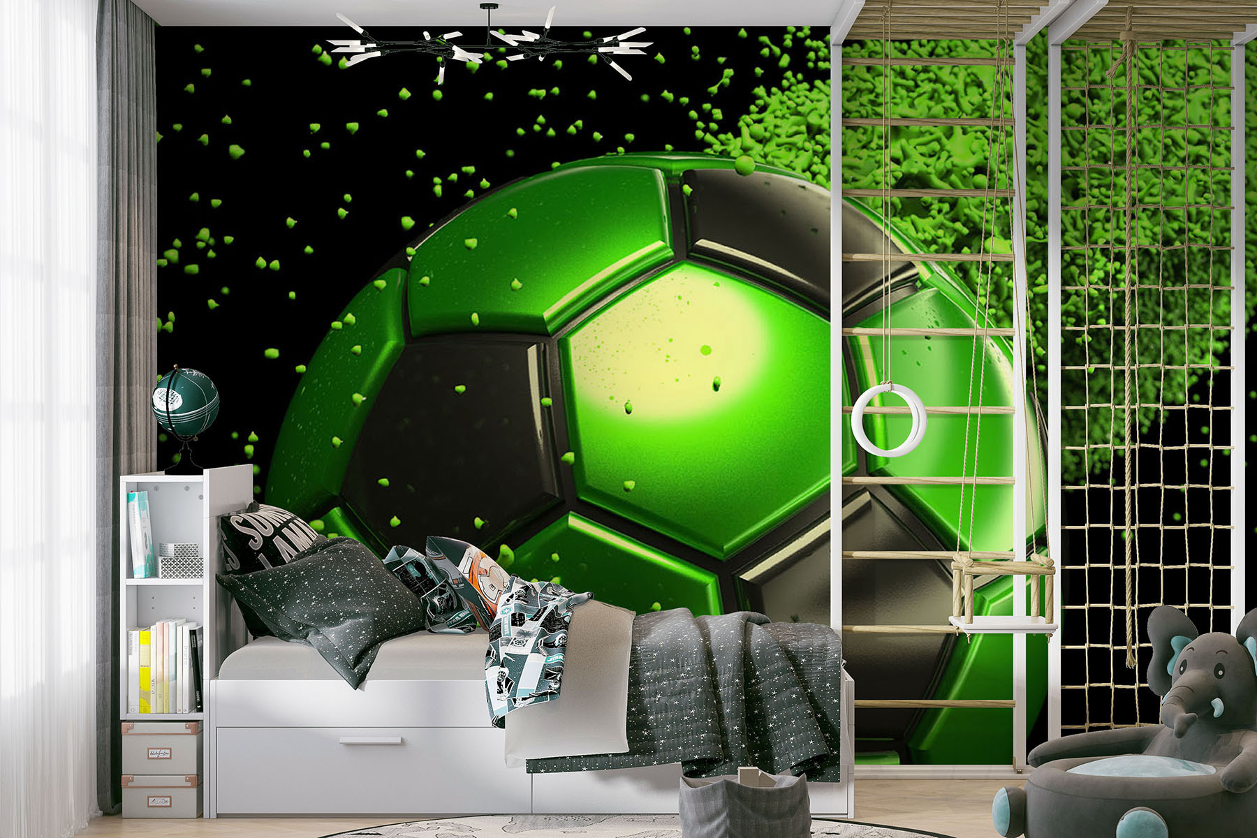 Wall Mural Photo Wallpaper Football is a world sport Nr. u72789 | Uwalls