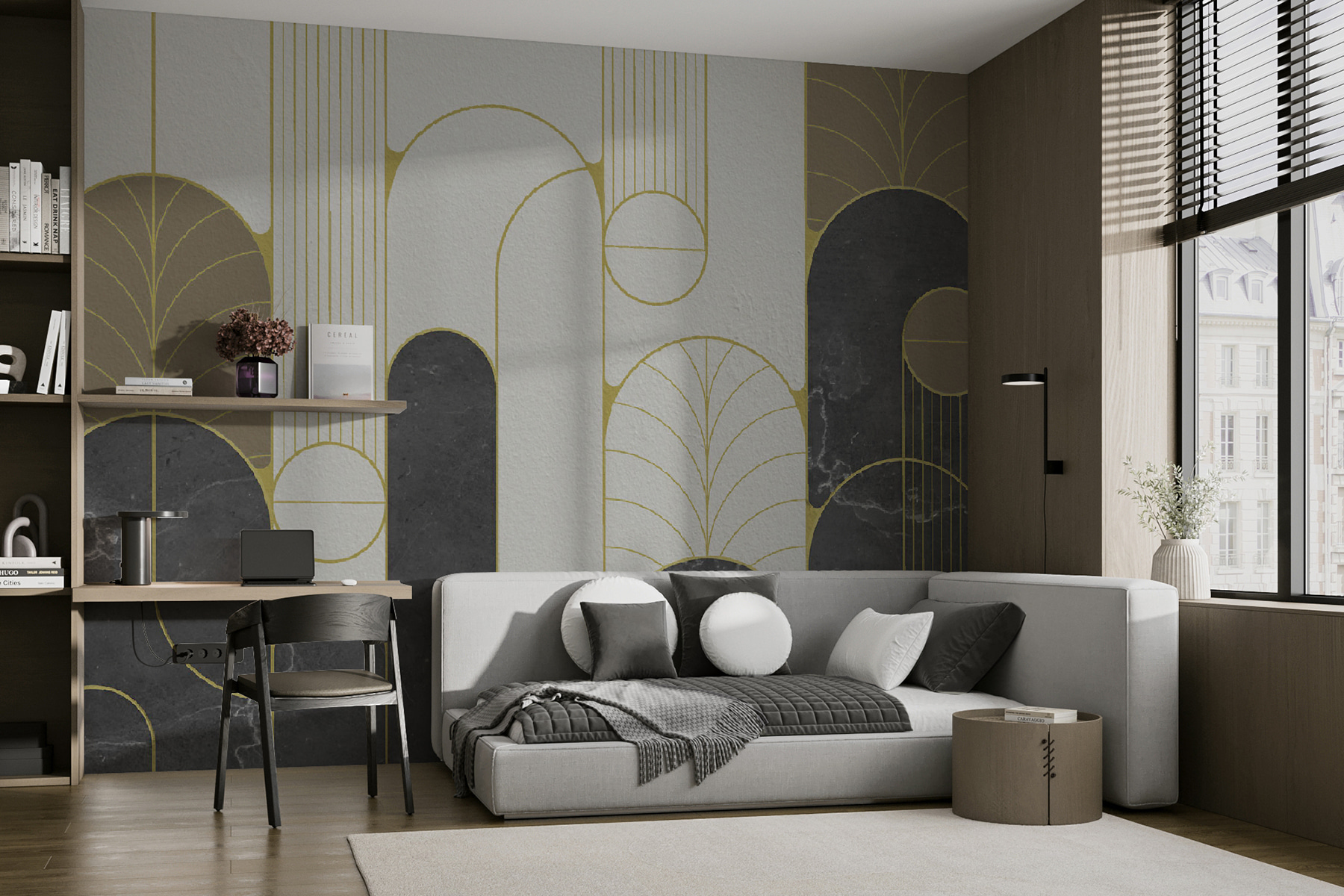 Wall Mural Photo Wallpaper Arches in the style of Art Deco Nr. u73101 ...