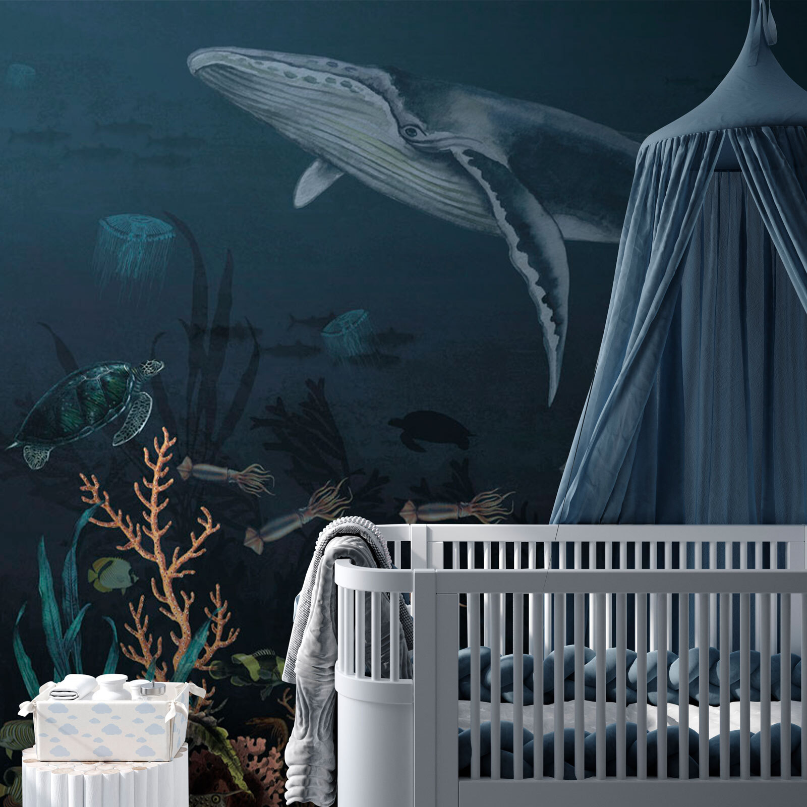 Wall Mural Photo Wallpaper Residents of the ocean Nr. u73581 | Uwalls