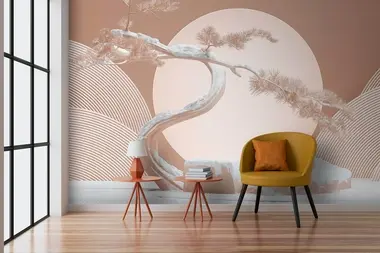 Wall mural Japanese stone garden | Uwalls.com