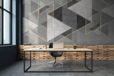 Wall mural Abstract geometric style | Uwalls.com