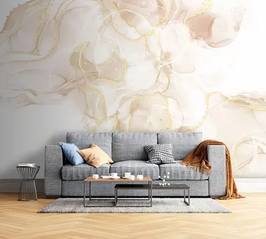 Wall mural Gentle creamy fluid | Uwalls.com