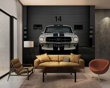 Wall mural 1970 Ford Mustang | Uwalls.com