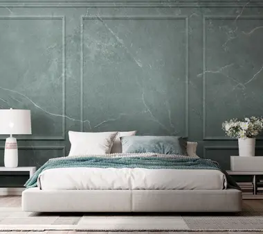 Wall Mural Photo Wallpaper Classic English panels Boiserie marble ...