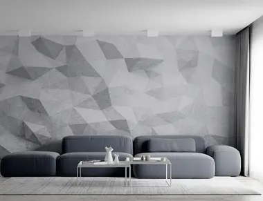 Wall Mural Photo Wallpaper 3D Abstract 3D polygons grunge loft Nr ...