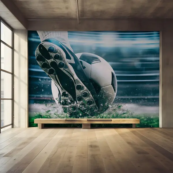 Wall Mural Photo Wallpaper Soccer ball Nr. u98534 | Uwalls.com