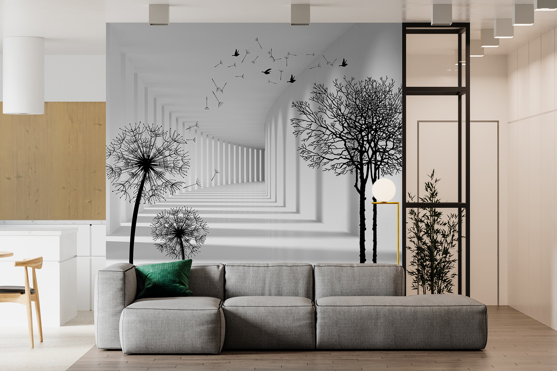 Wall Mural Photo Wallpaper Depth and light Nr. u37803d1 | Uwalls